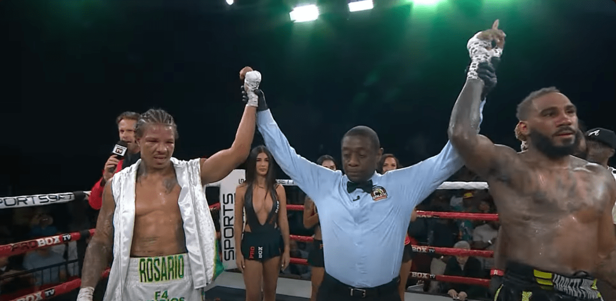 [Video] Jarrett Hurd and Jeison Rosario Crossroads Fight Ends in Draw ...